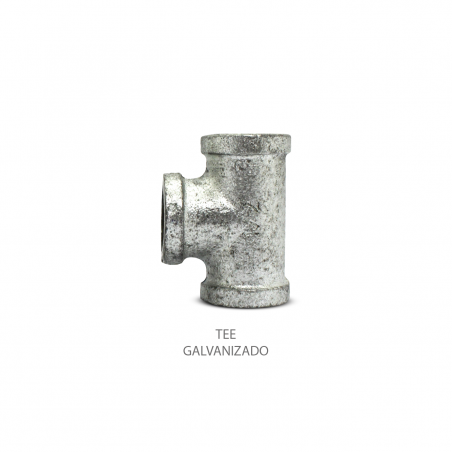TEE GALVANIZADO DE 1/2''